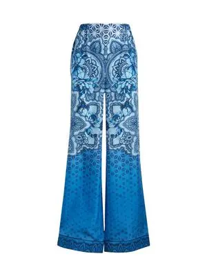 Alberta Ferretti Printed Trousers - Multicolor