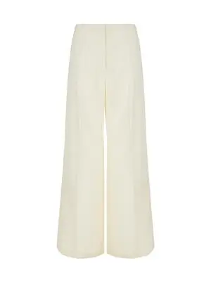 ALBERTA FERRETTI ALBERTA FERRETTI Cream Wide-Leg Trousers