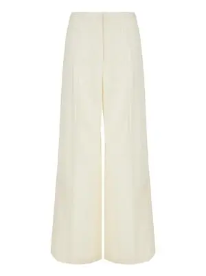 ALBERTA FERRETTI ALBERTA FERRETTI Cream Wide-Leg Trousers