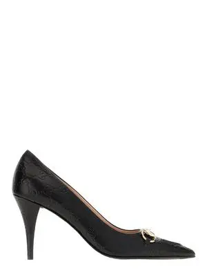Gucci GUCCI Embossed Horsebit Pumps Multicolor