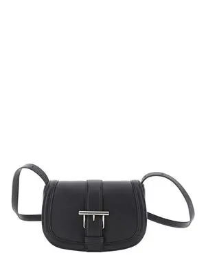 Alexander McQueen Leather Crossbody Bag With T-buckle - Multicolor