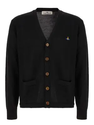 VIVIENNE WESTWOOD Embroidered Orb Cardigan - Multicolor