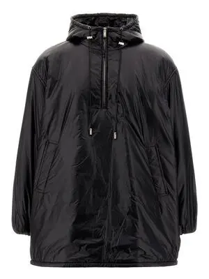Saint Laurent Hooded Zip-up Jacket - Multicolor