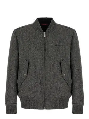 Gucci Bomber Jacket With Zip Up Closure - Multicolor