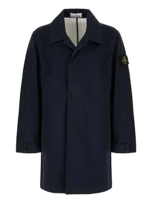 Stone Island Buttoned Collared Jacket - Multicolor