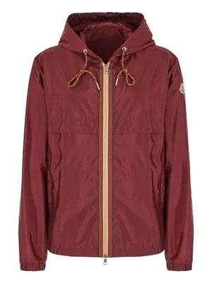 Moncler Zip-up Hooded Jacket With Drawstring Detail - Multicolor