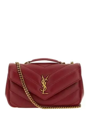 Saint Laurent Quilted Leather Shoulder Bag - Multicolor