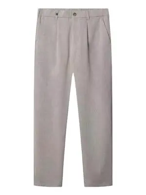 GABBA Napoli 19 Pleated Trousers - Neutrals