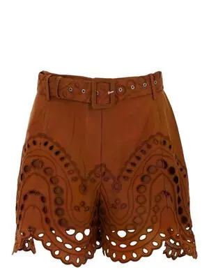 CHARO RUIZ IBIZA Charo Ruiz Ibiza Dune Broderie-Anglaise Shorts
