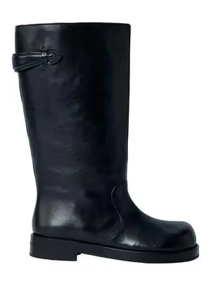 Acne Studios Knee High Leather Boots - Black