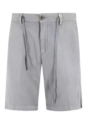 MYTHS Drawstring Waist Shorts - Grey