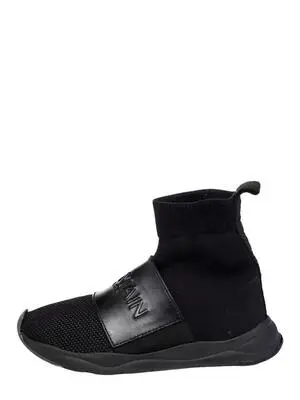 Balmain Cameron Logo-strap High-top Slip-on Sneakers - Black