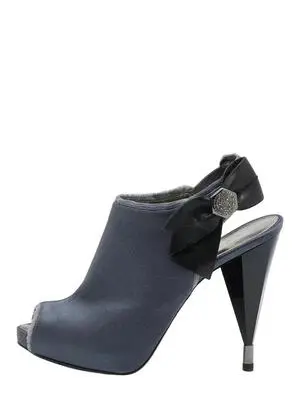 Marc Jacobs Bow Detail Slingback Sandals - Grey