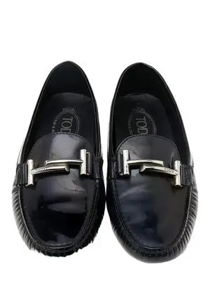 TOD'S Double T Loafers - Black