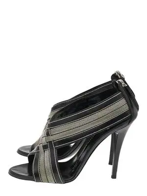 GIUSEPPE ZANOTTI Chain Criss-cross Sandals - Black