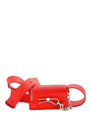 LOUIS VUITTON Steamer Bag Epi Leather Micro Crossbody Bag - Red
