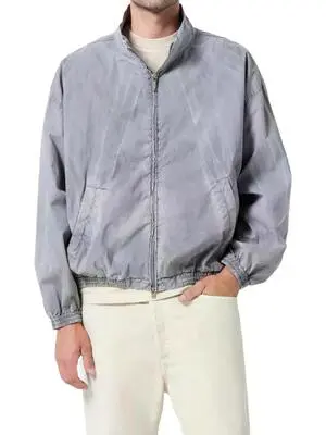 AGOLDE Marshall Zip-up Windbreaker - Grey