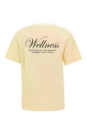 SPORTY & RICH Sporty & Rich Avenue Logo Print T-Shirt