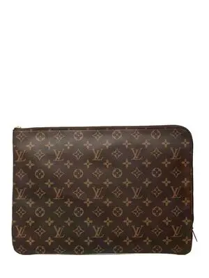 LOUIS VUITTON Monogram Etui Voyage Gm Clutch Bag - Brown