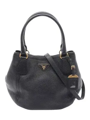 PRADA Prada Vitello Daino Satchel
