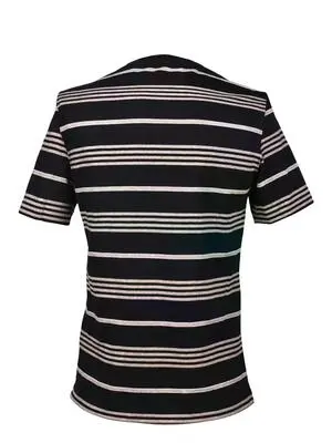 Brunello Cucinelli Striped Crew-neck T-shirt - Black