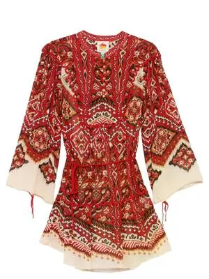 FARM RIO FARM Rio Geometric Pattern Mini Dress