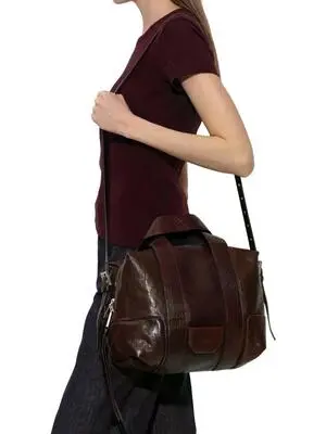 ALLSAINTS Ares Tote Bag - Red