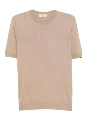 FERRANTE Short-sleeve Sweater - Neutrals