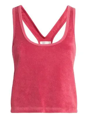 Suzie Kondi Terry Racerback Tank Top - Pink