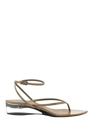 Alaïa V-strap Flat Sandals - Multicolor