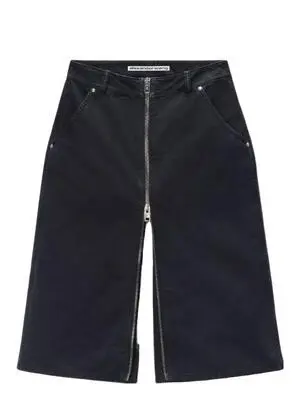 Alexander Wang Zip-front Cargo Midi Shorts - Black