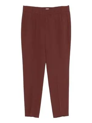 Brunello Cucinelli Elasticated Waist Trousers - Brown