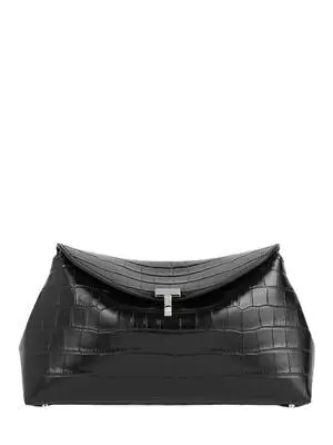 TOTEME T-lock Clutch Bag - Black