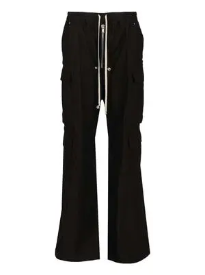 Rick Owens Cargo Drawstring Trousers - Black