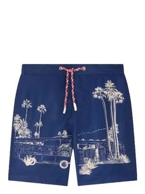 Bonpoint Ariel Graphic Swim Shorts - Blue