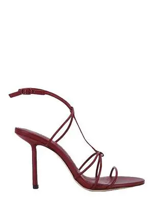 Studio Amelia Minuit 90 Stiletto Heel Sandal - Red