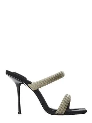 Alexander Wang Julie Tubular Webbing Sandal - Burnt Sage