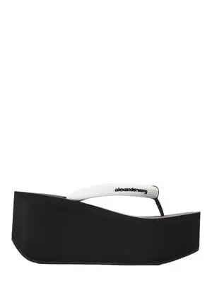 Alexander Wang Jenna Thong Platform Sandal - White