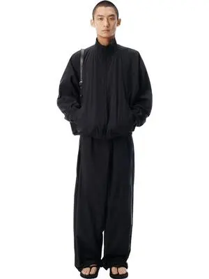 Alexander Wang Perforated Logo Track Jacket - Black