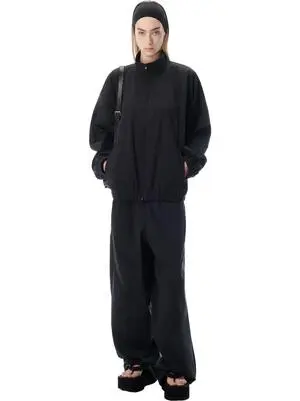 ALEXANDER WANG Alexander Wang Perforated Logo Mid-Rise Track Pant