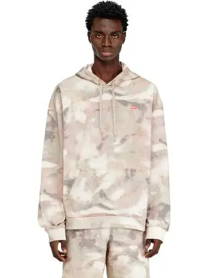 DIESEL® Camouflage Print Organic Cotton Hoodie - Multicolor