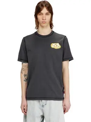 DIESEL® T-shirt With Oval D Logo Print