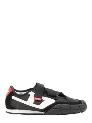DIESEL® S-pagodha Tongue-free Strap Sneakers In Ripstop - Black
