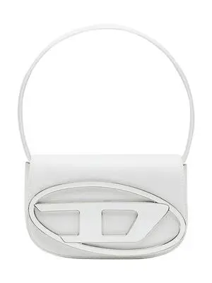 DIESEL® Diesel 1dr Iconic Nappa Leather Shoulder Bag White
