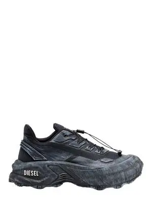 DIESEL® D-cage Distressed Sneakers - Black