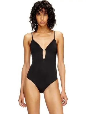 DIESEL® Oval D Bodysuit - Black