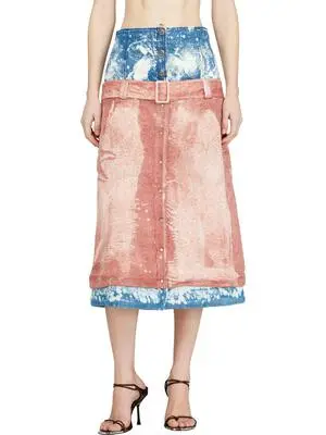 DIESEL® Diesel Hybrid Effect Midi Skirt