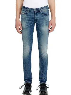 DIESEL® Sleenker Skinny Jeans Low Waist, Medium Wash - Blue