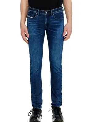 DIESEL® Diesel Sleenker Skinny Jeans Low Waist Zip Fly Blue