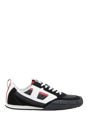 DIESEL® Diesel S-Pagodha Sneakers In Leather, Suede, And Ripstop Multicolor
